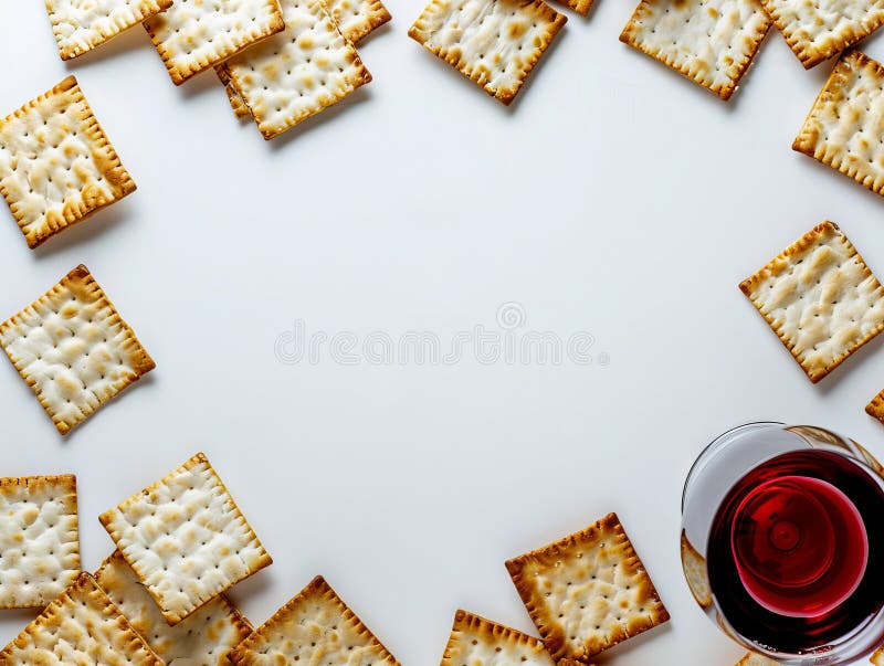 Passover Themed Graphic Template Stock Illustration - Illustration of ...