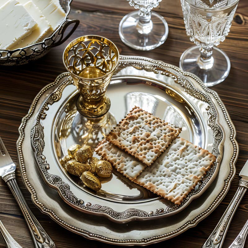 Passover Themed Graphic Template Stock Illustration - Illustration of ...