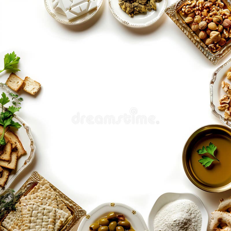 Passover Themed Graphic Template Stock Photo - Image of template ...