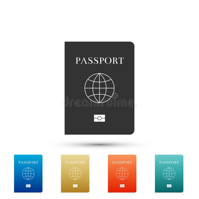 Biometric Passport White Stock Illustrations 540 Biometric Passport