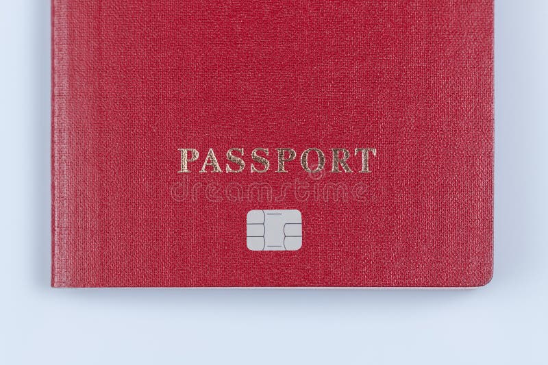 New US Passport With ID Chip Stock Image - Image of holiday, business ...