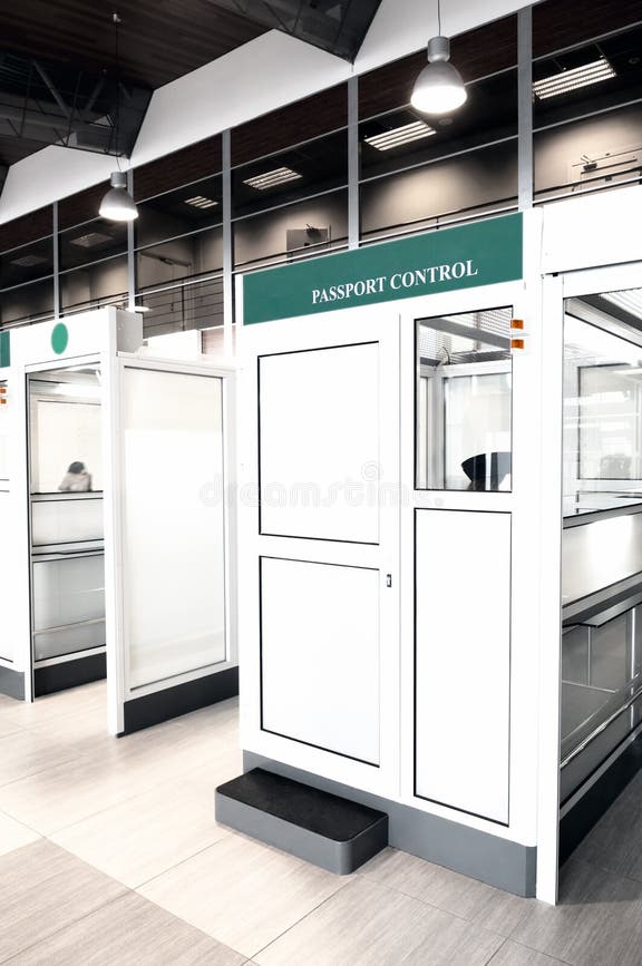 Passport control. stock photo. Image of point, visa, guard - 14139992