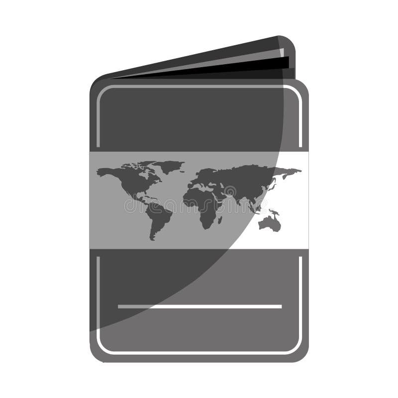 Passport Document Isolated Icon Stock Vector Illustration Of