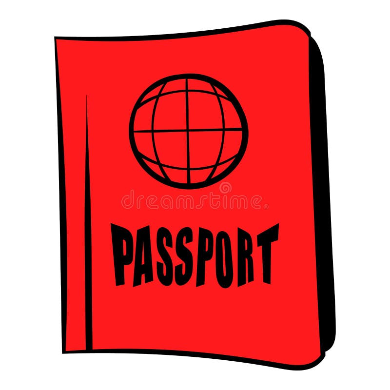 Passport Flat Icon Stock Vector Illustration Of Flight 79643670