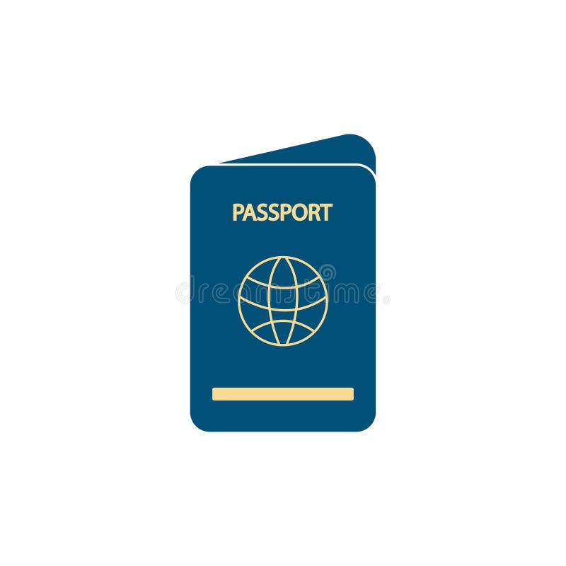 Passport Icon Design Holiday and Travel Icon Stock Vector ...