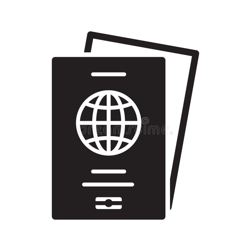 Passport Icon. Personal Document Symbol Stock Vector - Illustration of ... Passport Icon. Personal Document Symbol Stock Vector - Illustration of ...