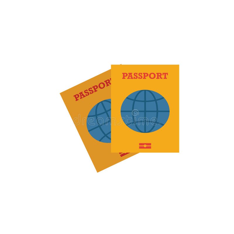 Passport Icon. Simple Element from Travel Icons Collection Stock ...