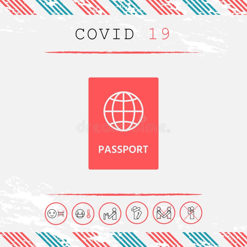 Passport Icon Symbol. Graphic Elements for Your Design Stock ...