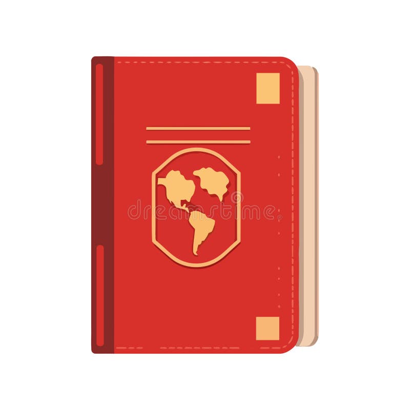 Passport Id Card Icon Isolated Stock Vector - Illustration of identity ...