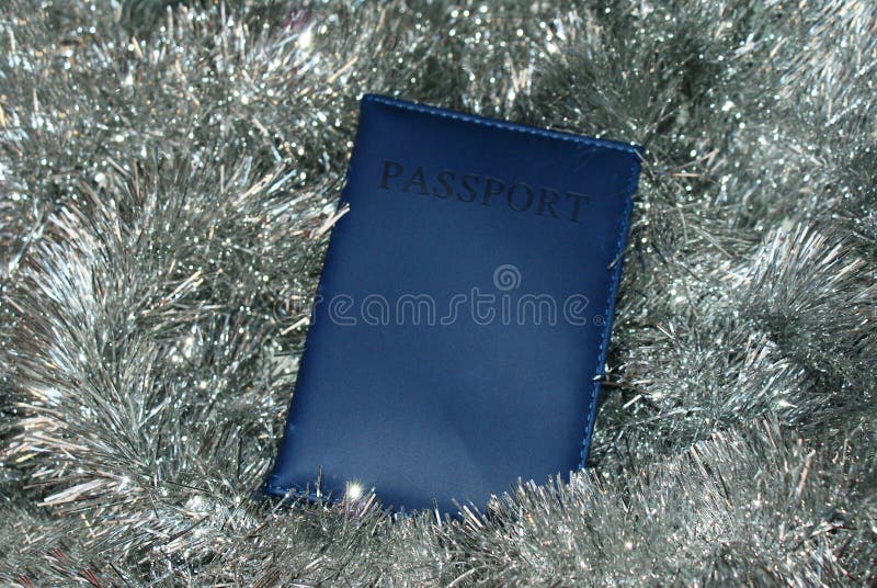 The Passport. Identification Documents on a Shiny Background Stock ...