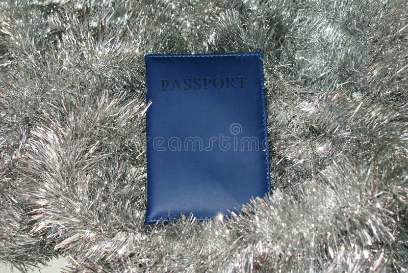 The Passport. Identification Documents on a Shiny Background Stock ...