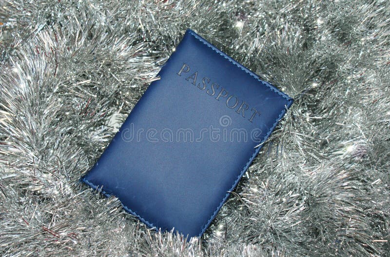 The Passport. Identification Documents on a Shiny Background Stock ...