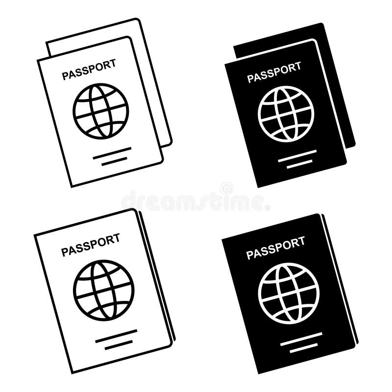 Passport logo design stock vector. Illustration of travel - 320050811
