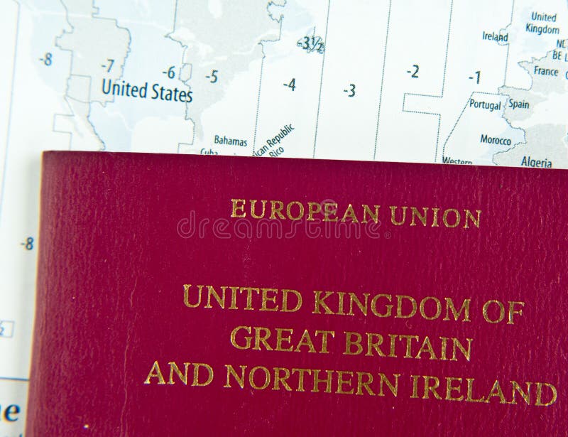 Passport on Map stock image. Image of passport, atlas - 14548217