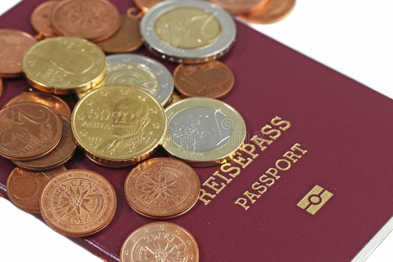 Passport and money stock image. Image of finance, identification - 23471119