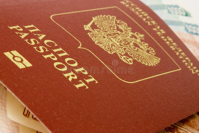 Passport and money stock image. Image of currencies, rubles - 8826141