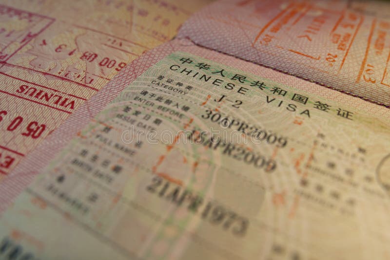 Chinese Visa stock photo. Image of east, filling, check - 5820668
