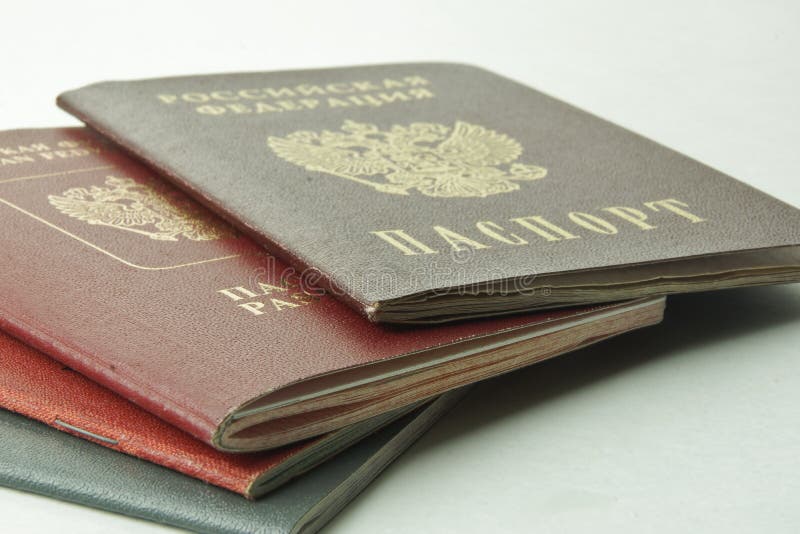 Passport of the Russian Federation Stock Photo - Image of russian ...
