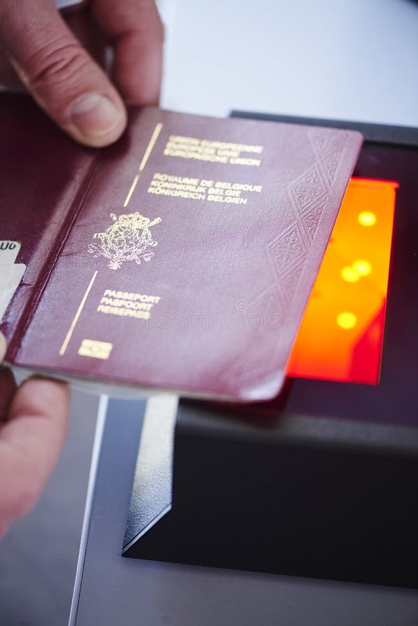 Passport Security Features stock image. Image of long, short - 566285
