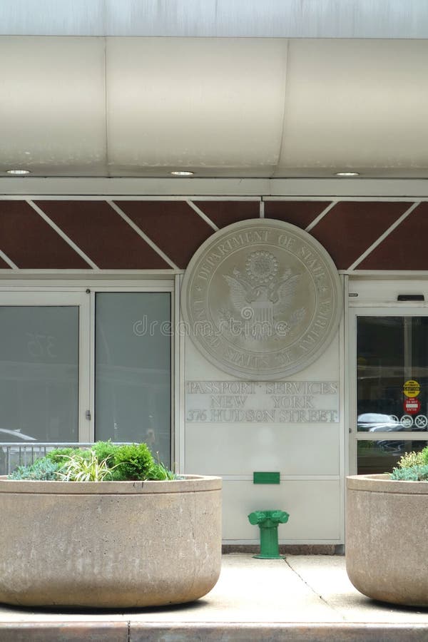 Passport Services stock image. Image of official, downtown - 42943687