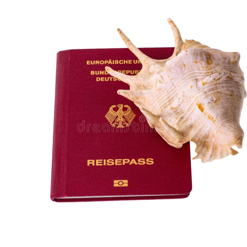 Passport with Shell stock image. Image of passport, exit - 54548579