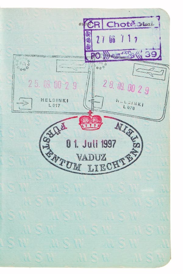 Old Passport stock photo. Image of control, travel, border - 4580744