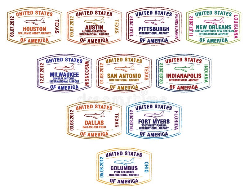 Milwaukee Passport Stamp Stock Illustrations – 6 Milwaukee Passport ...