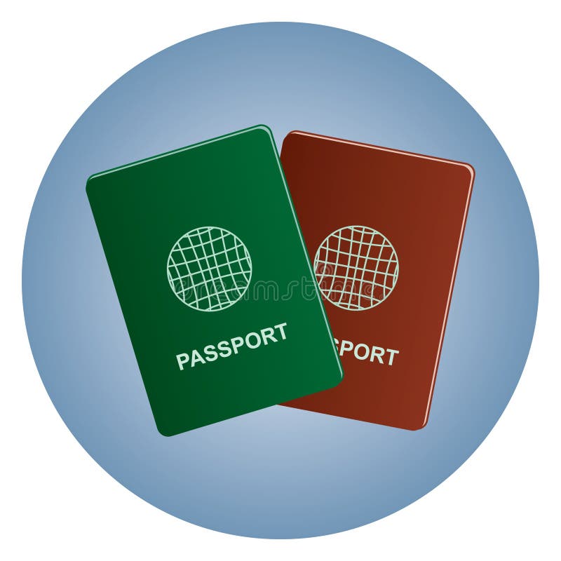 Passports. Vector Illustration Decorative Design Stock Vector ...