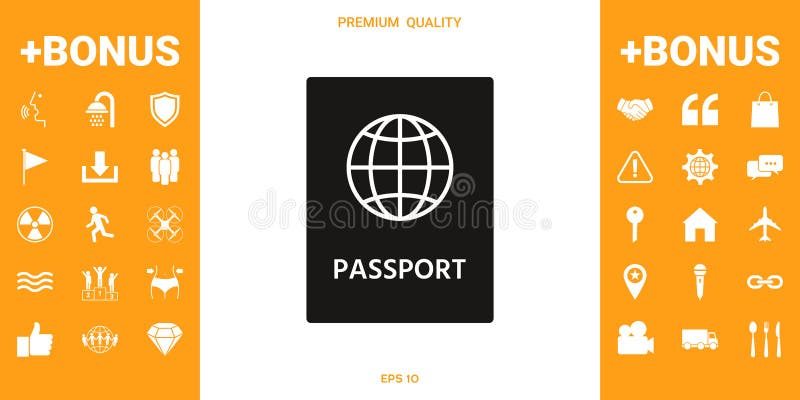 Passsymbol symbol vektor illustrationer. Illustration av passerande ...