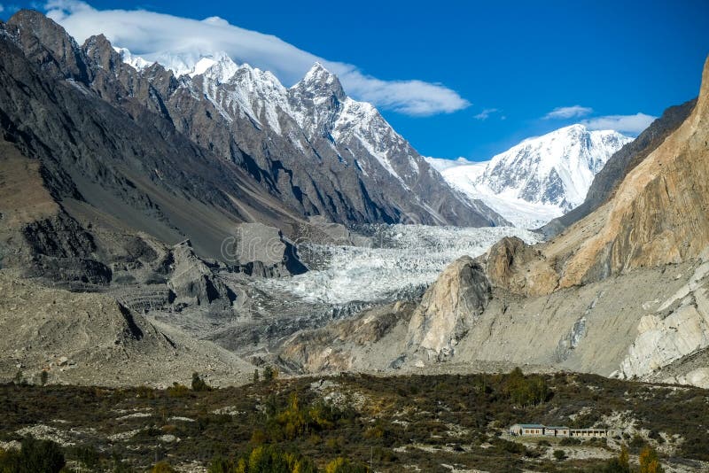 Passu-glacire Gilgit-Baltistan, Pakistan Stockfoto - Bild von höhe ...
