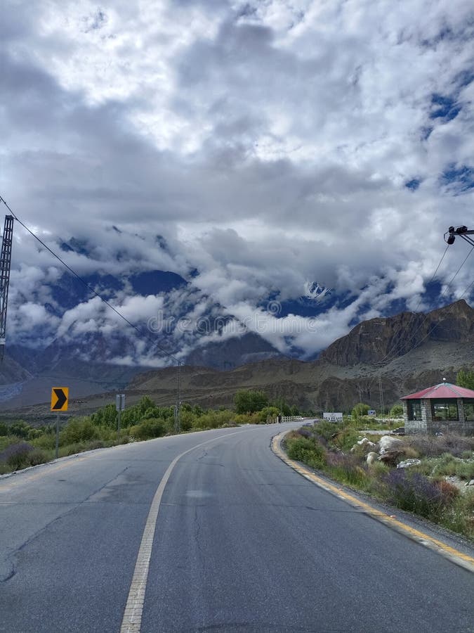 Passu Gojal Hunza Valley Gilgit Pakistan Stock Image - Image of ...