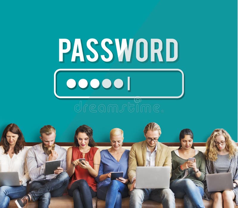 Password Access Firewall Internet Log-in Private Concept Stock Image ...