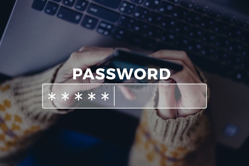 Password Box in Internet Browser Stock Image - Image of access, hacking ...