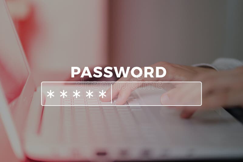 Password Box in Internet Browser Stock Photo - Image of computer ...