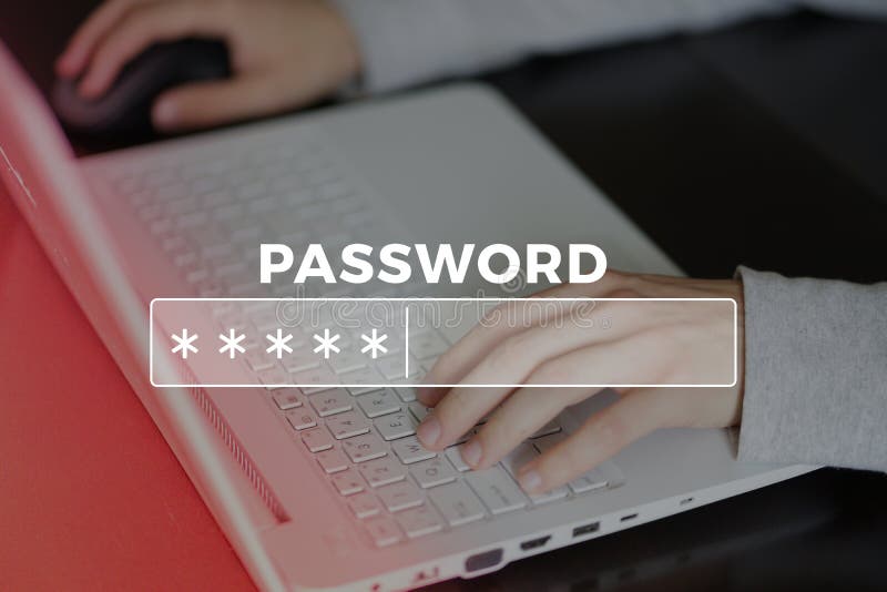 Password Box in Internet Browser Stock Photo - Image of password ...