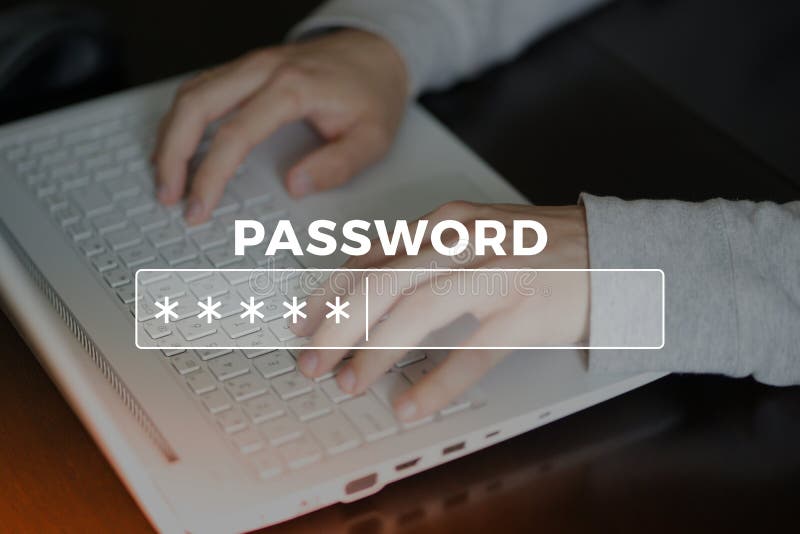 Password Box in Internet Browser Stock Image - Image of access ...