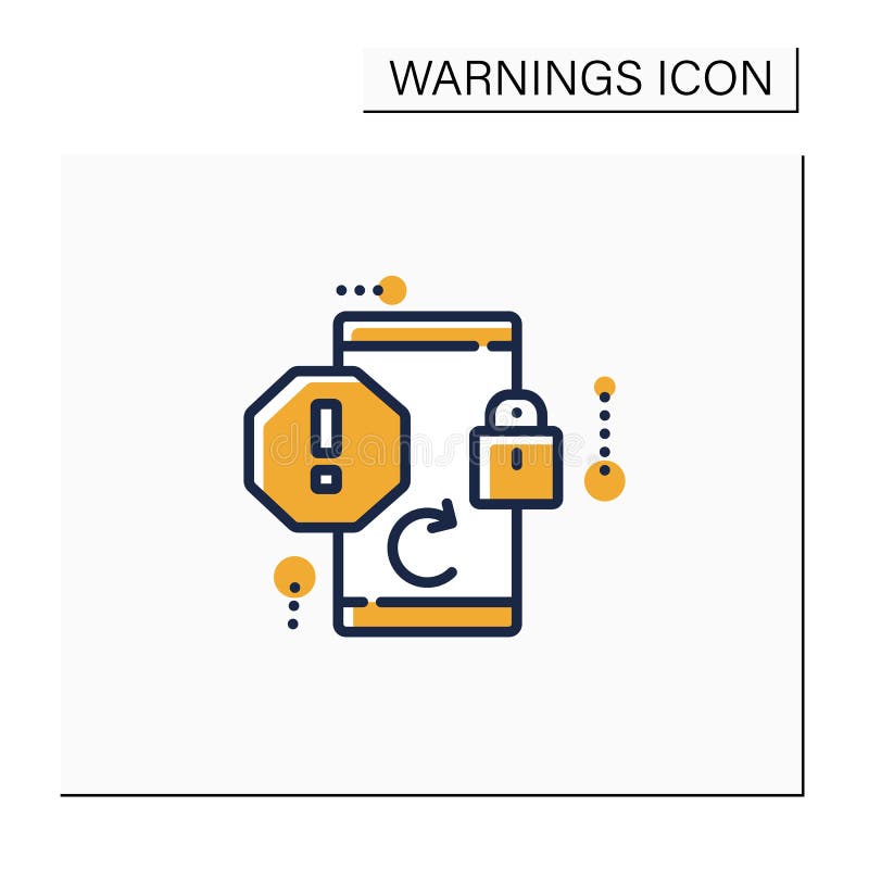 Password change color icon stock vector. Illustration of change - 235239880
