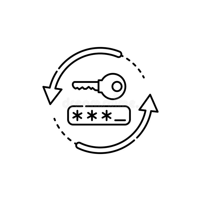 Password Change Icon Stock Illustrations – 970 Password Change Icon ...