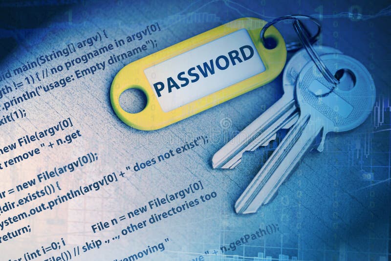 Password code stock image. Image of lock, monitor, computer - 77546939