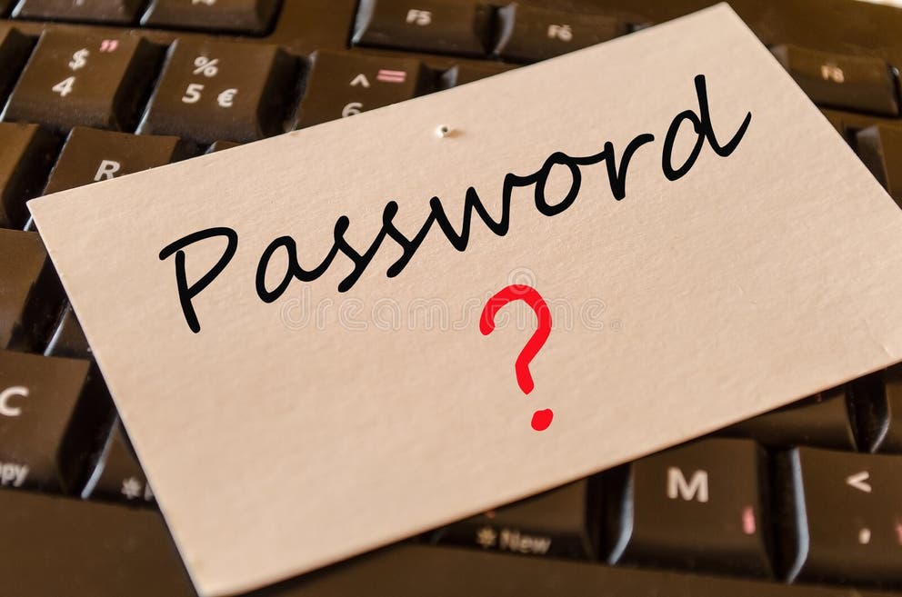 Password Concept on Keyboard Stock Image - Image of asking, password ...