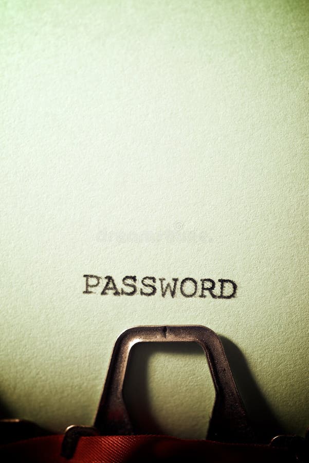 Password concept view stock photo. Image of lettering - 190966896