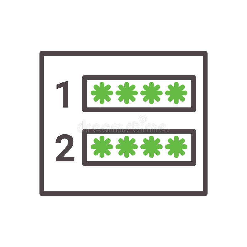 Password Confirmation Concept. Vector Illustration Decorative Design ...