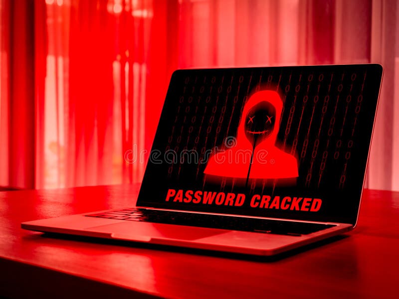Password Cracked, Remote Access Scam, Hacker, Digital Online Cyber ...
