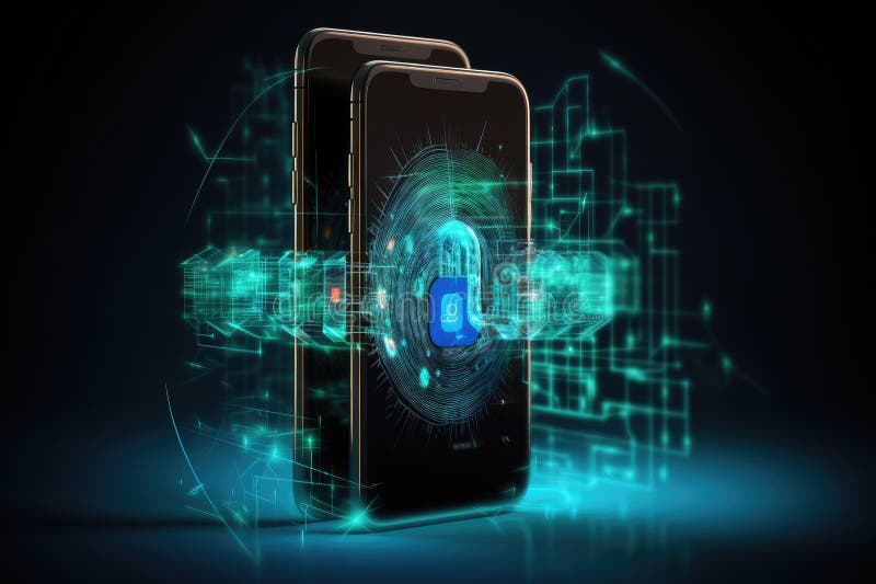 Password Entered on Smartphone Privacy Concept Mobile Phone Personal ...