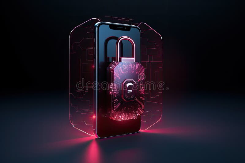Password Entered on Smartphone Privacy Concept Mobile Phone Personal ...