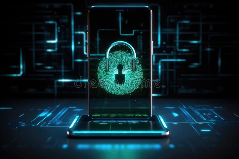 Password Entered on Smartphone Privacy Concept Mobile Phone Personal ...