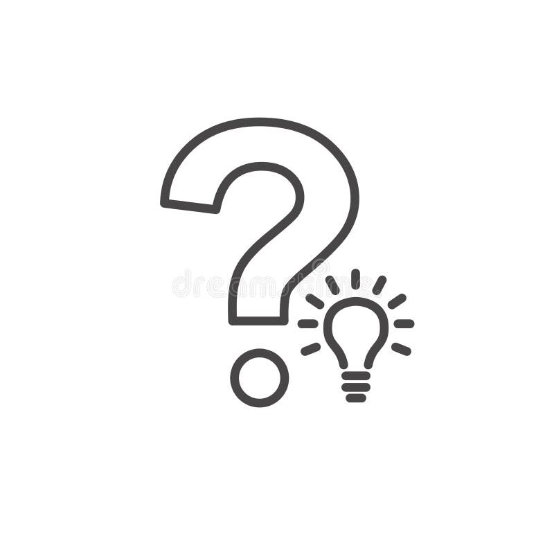 Password Hint Icon with Question Mark Stock Vector - Illustration of ...