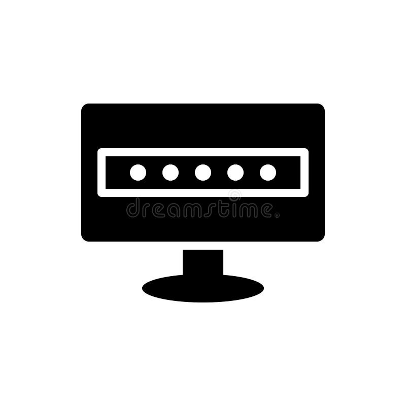 Password Icon, Safe Code Icon Vector Illustration Stock Vector ...