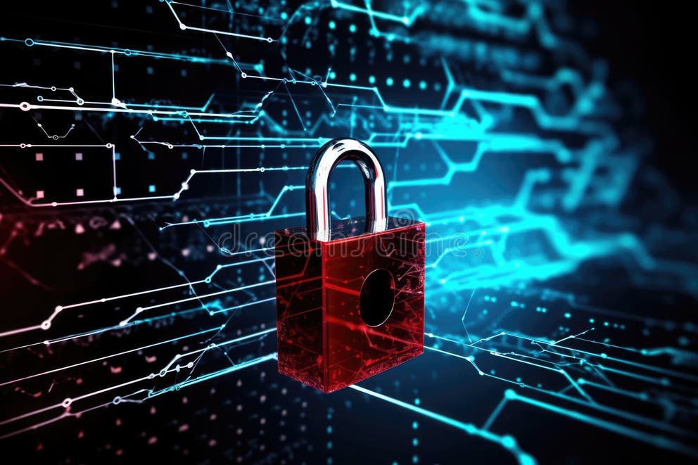 Protect Secure Password Hacker Technology Safety Lock Digital Cyber ...