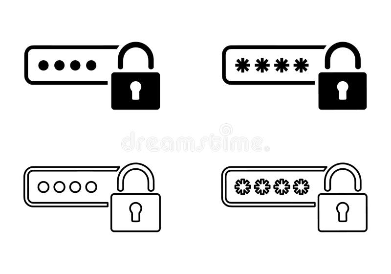 Password Fields Vector Stock Illustrations – 349 Password Fields Vector Stock Illustrations ...